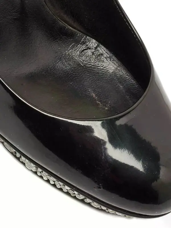 GINA Patent Leather Platform Pumps