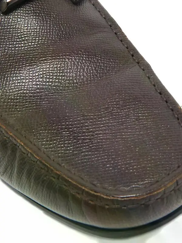 TOD'S Double T Leather Loafers - Brown