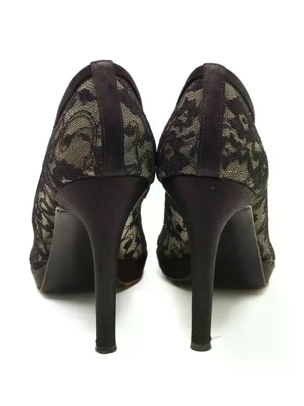 STUART WEITZMAN Lace Floral Pumps