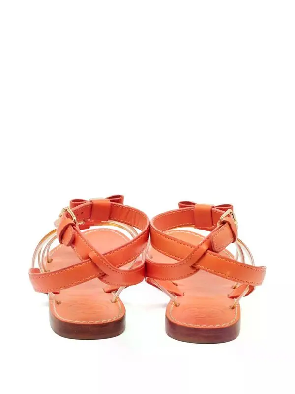 Tory Burch Transparent-strap Flat Sandals
