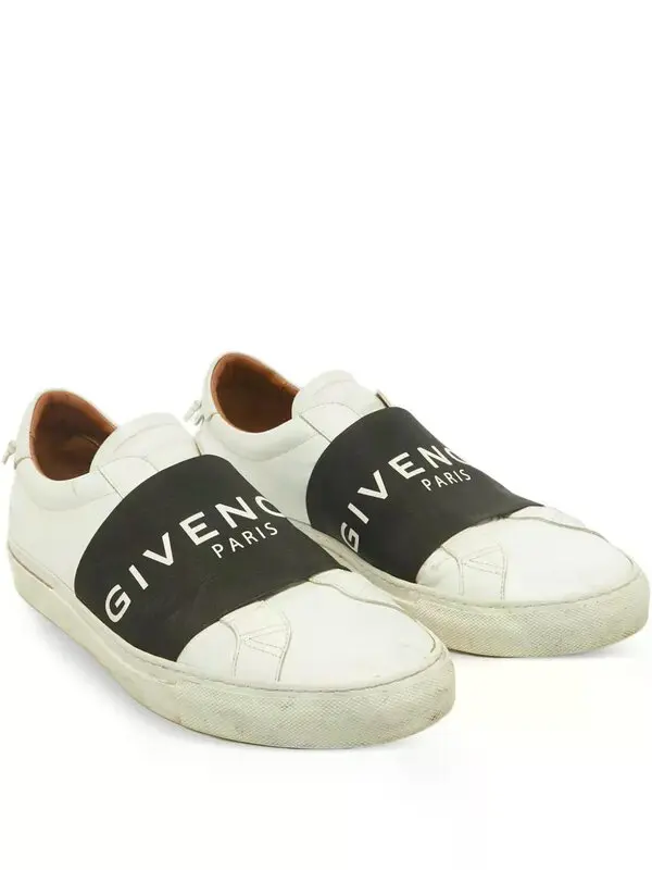 Givenchy Urban Street Leather Slip-on Sneakers - White