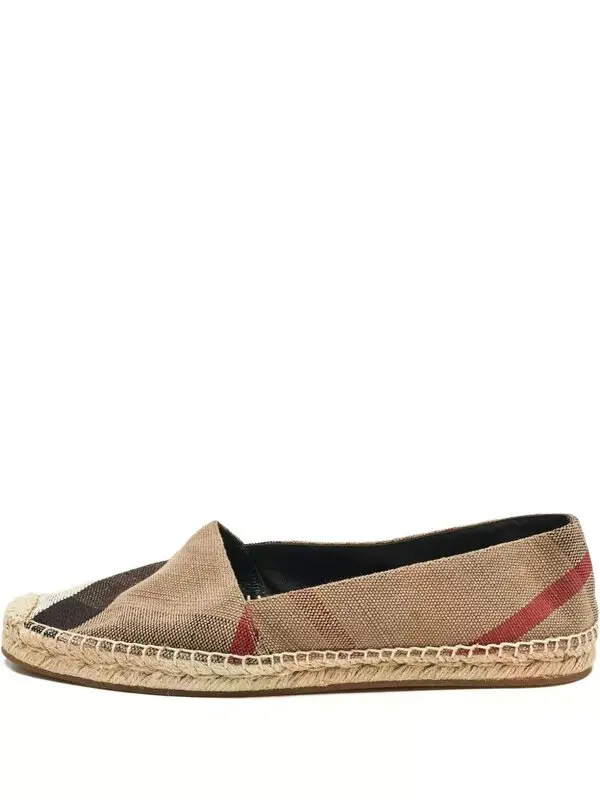 Burberry Checked Espadrille Shoes