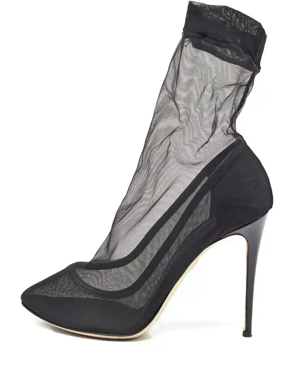 Dolce & Gabbana 105mm Tulle Boots