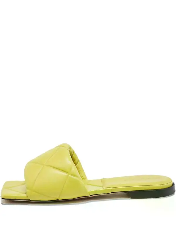 Bottega Veneta Lido Flat Sandals - Yellow