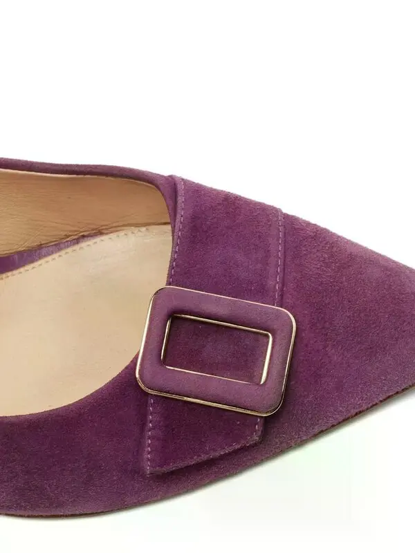 TOD'S 75mm Suede Buckled Pumps
