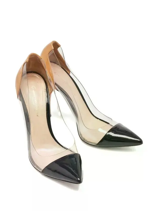 GIANVITO ROSSI Leather And Pvc Pumps