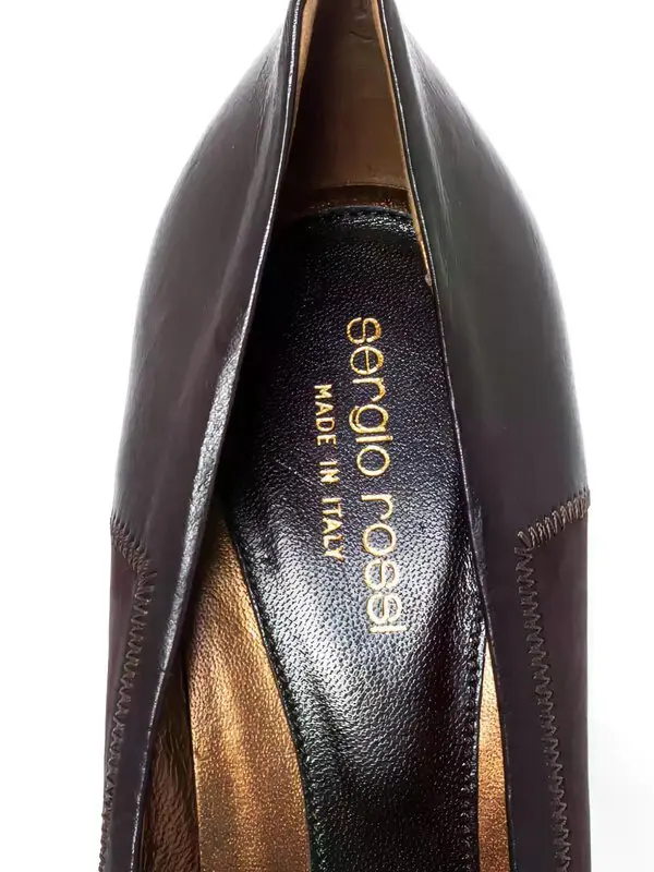 SERGIO ROSSI Leather And Suede Pumps