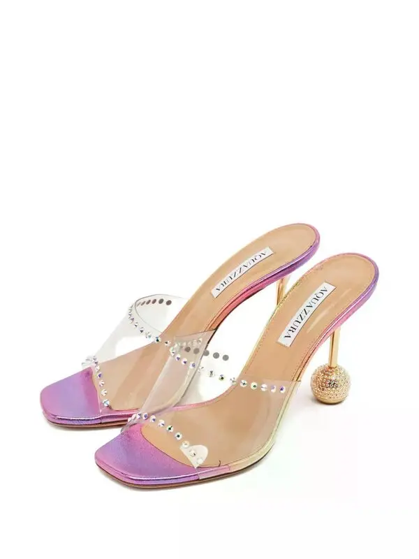 AQUAZZURA Square-toe Embellished Sandals