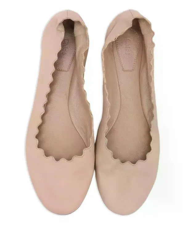 Chloé Lauren Scalloped Ballet Flats
