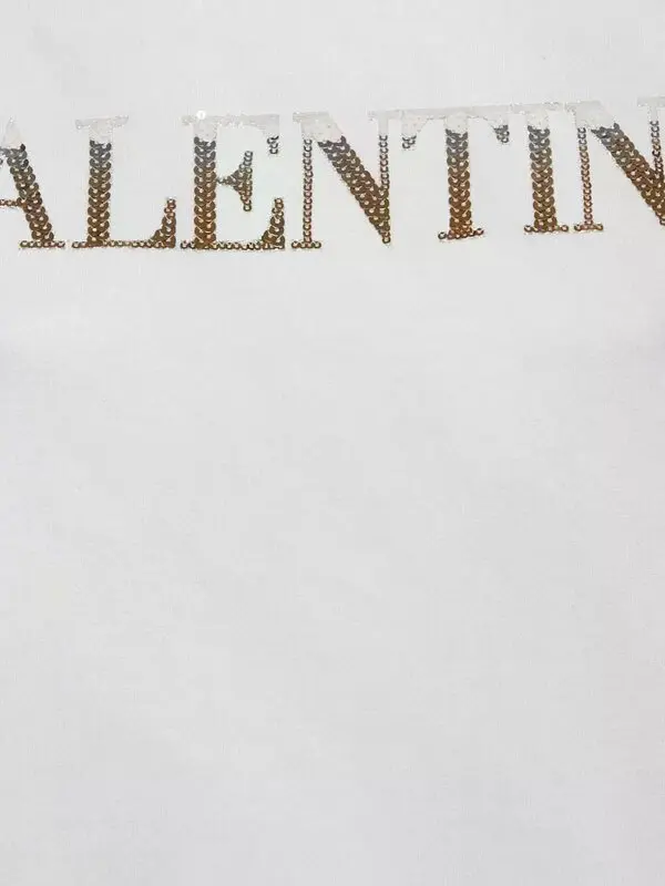 Valentino Garavani Sequin-logo Sweater