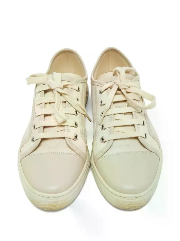 Gucci Leather-panel Low-top Sneakers