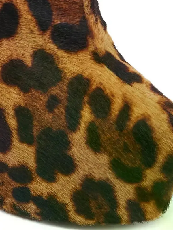 CHRISTIAN LOUBOUTIN Fifi Platform Leopard-print Ankle Boots