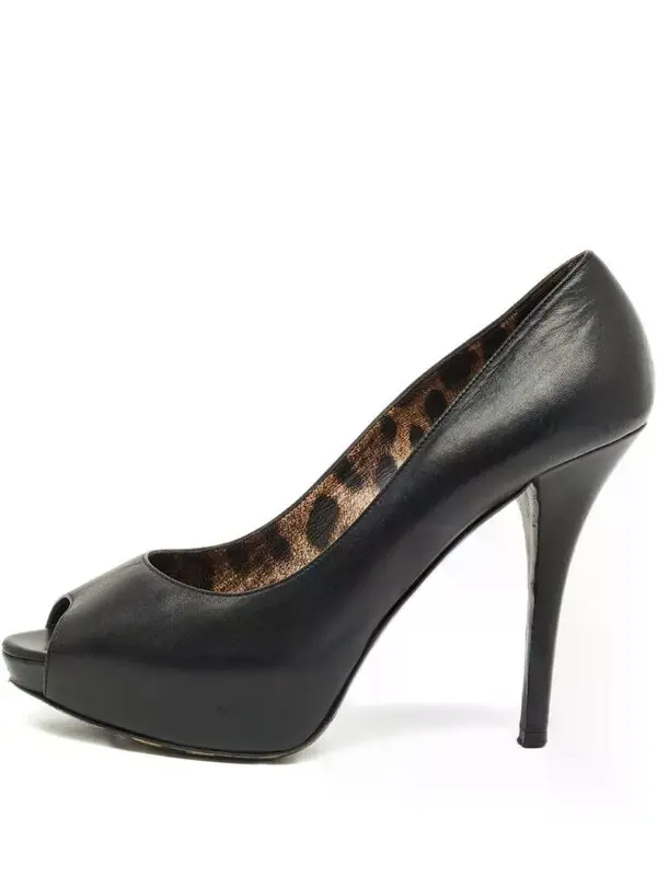 Dolce & Gabbana Leather Platform Pumps
