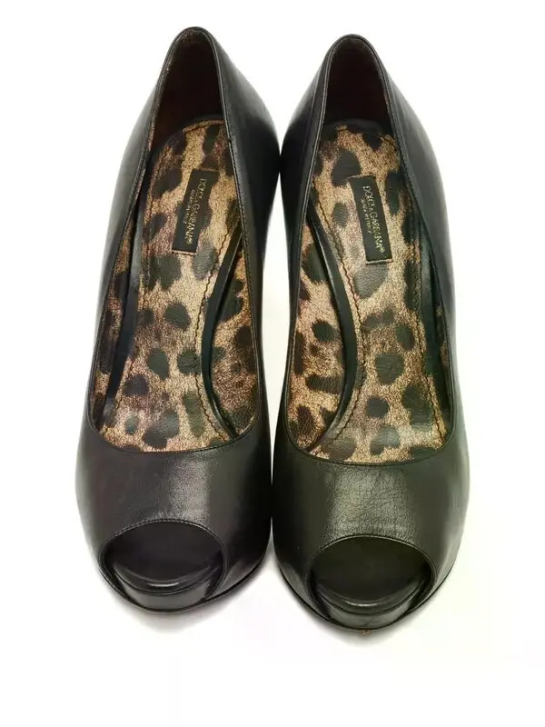 Dolce & Gabbana Leather Platform Pumps