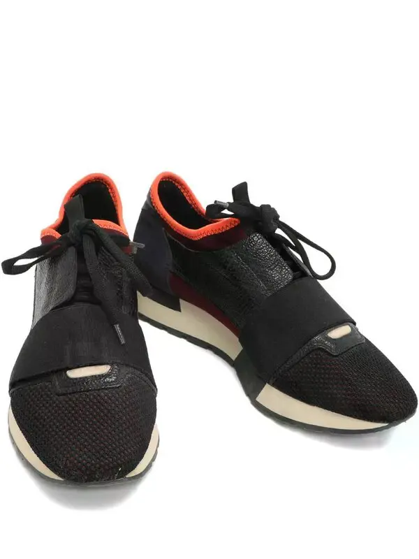Balenciaga Race Runner Low-top Sneakers - Black