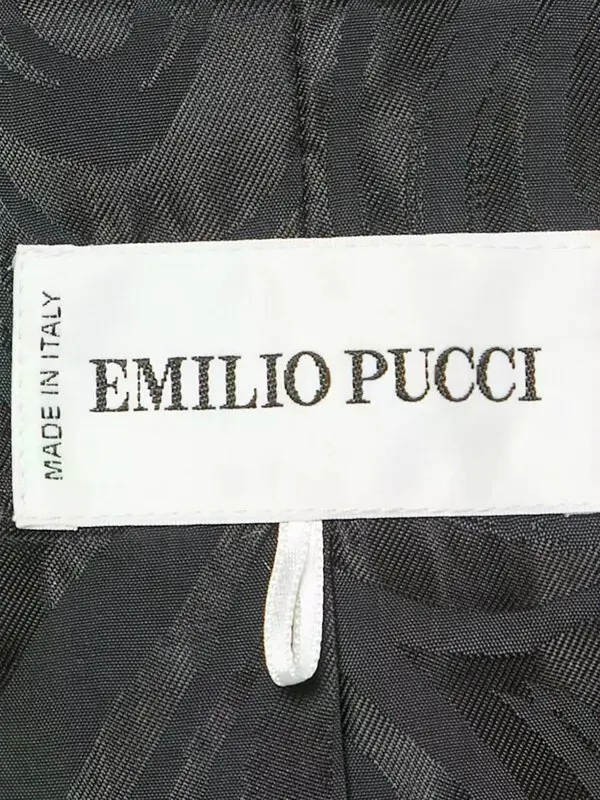Emilio Pucci Crepe Buttoned Blazer