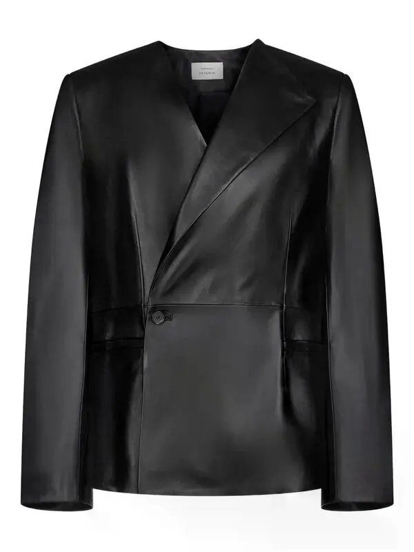 Loulou De Saison Paoli Asymmetric Leather Jacket
