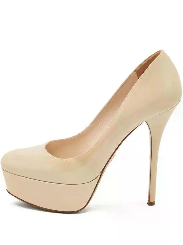 Prada 150mm Leather Heeled Pumps