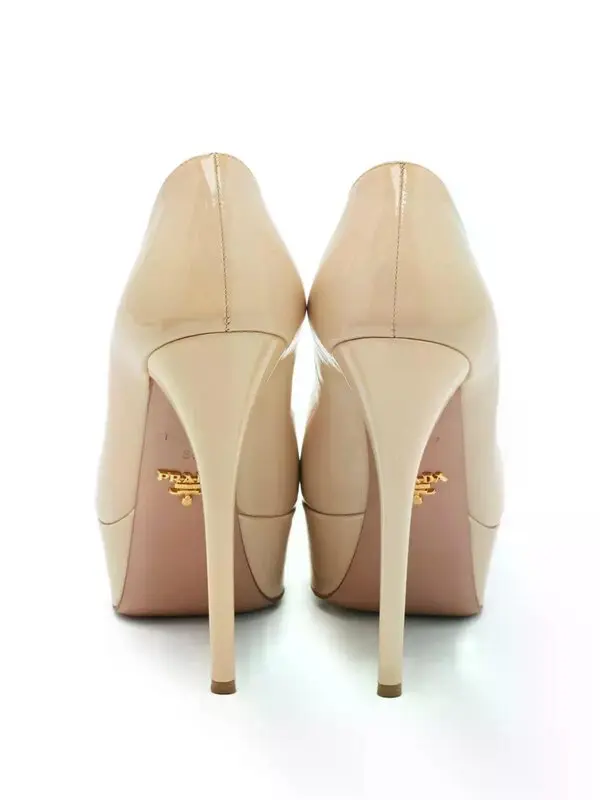 Prada 150mm Leather Heeled Pumps