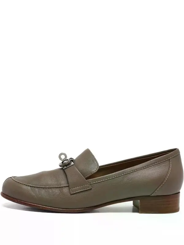 Hermès Kelly Leather Loafers