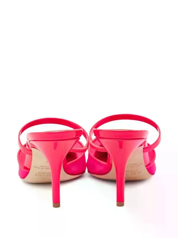 MALONE SOULIERS 70mm Patent Mesh Mules
