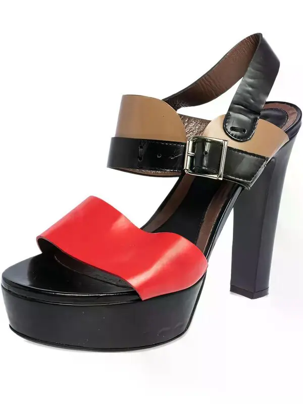 Marni Leather Platform Sandals