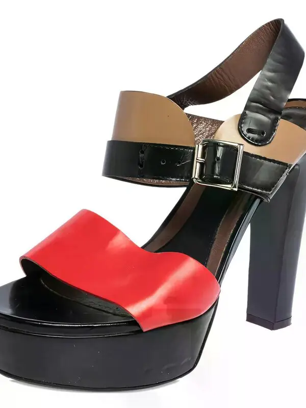 Marni Leather Platform Sandals