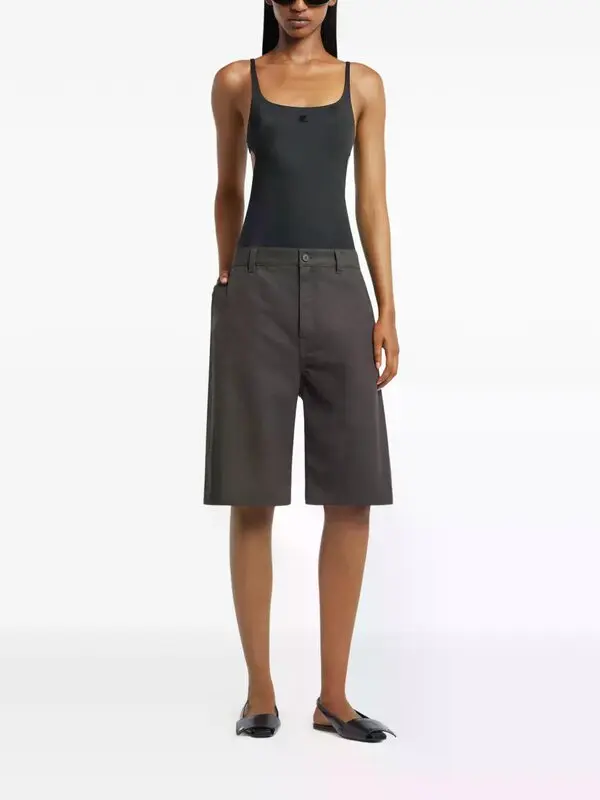 COURREGES Cut-out One-piece Swimsuit - Black