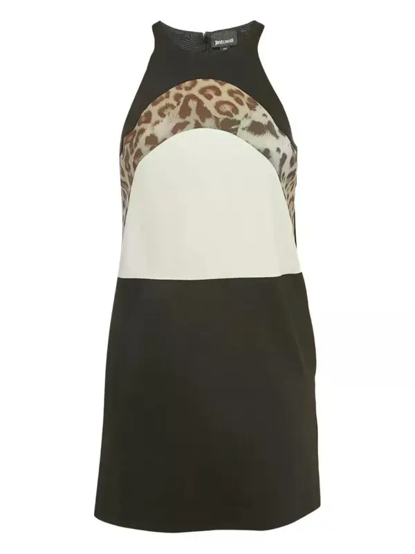 Just Cavalli Panel Sleeveless Mini Dress