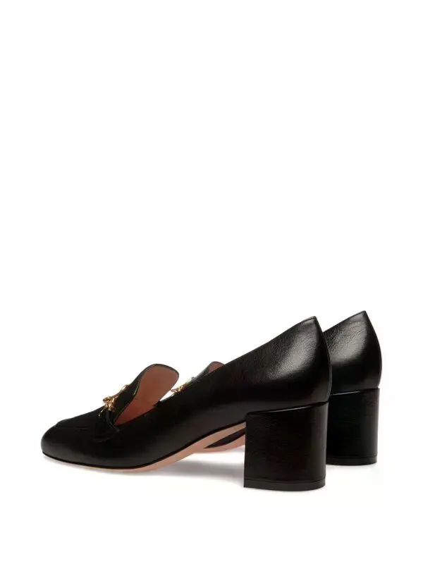 Bally Logo-detail Block-heel Pumps