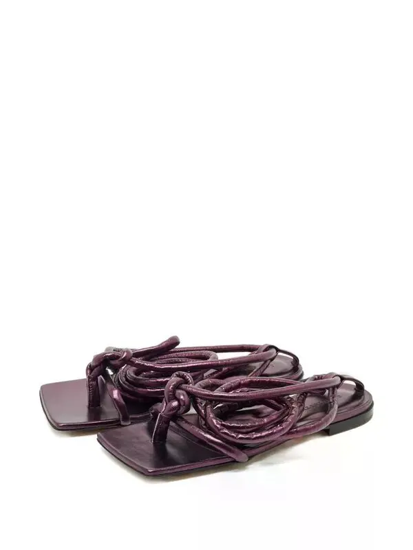 Bottega Veneta Knotted Ankle-strap Sandals