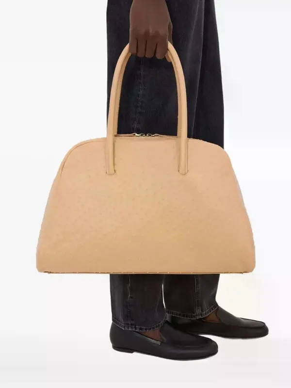 Loulou De Saison Darren Textured Leather Travel Bag