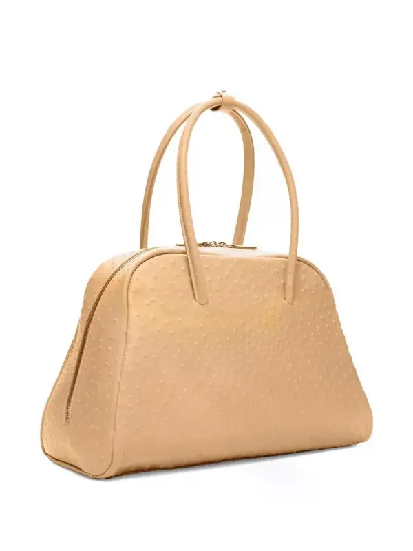 Loulou De Saison Darren Textured Leather Travel Bag