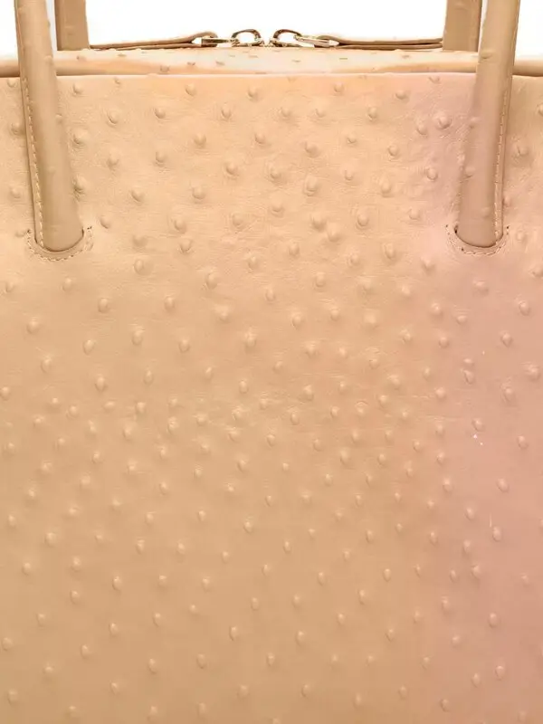 Loulou De Saison Darren Textured Leather Travel Bag