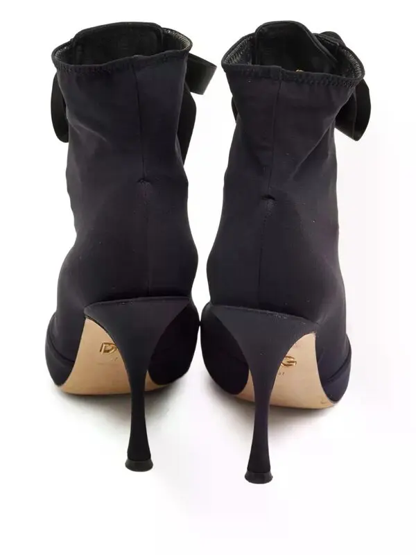 Dolce & Gabbana Lace-up Stiletto Boots