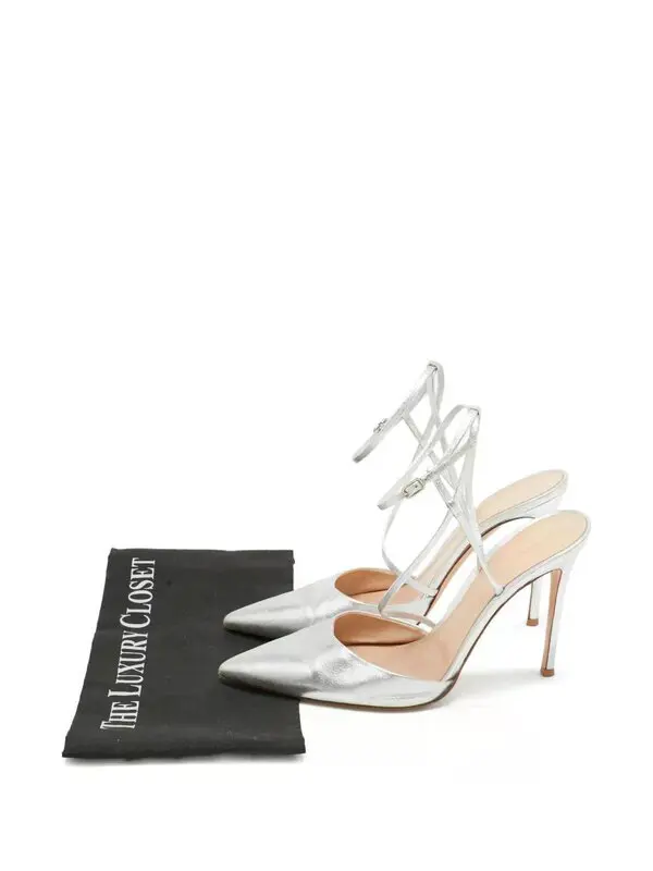 GIANVITO ROSSI Ankle Strap Pumps