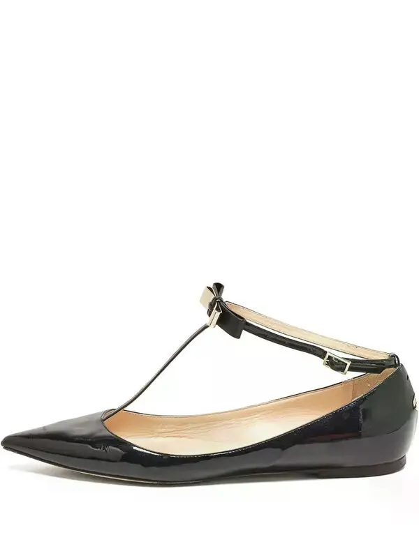 JIMMY CHOO Patent Leather Ballerina Flats