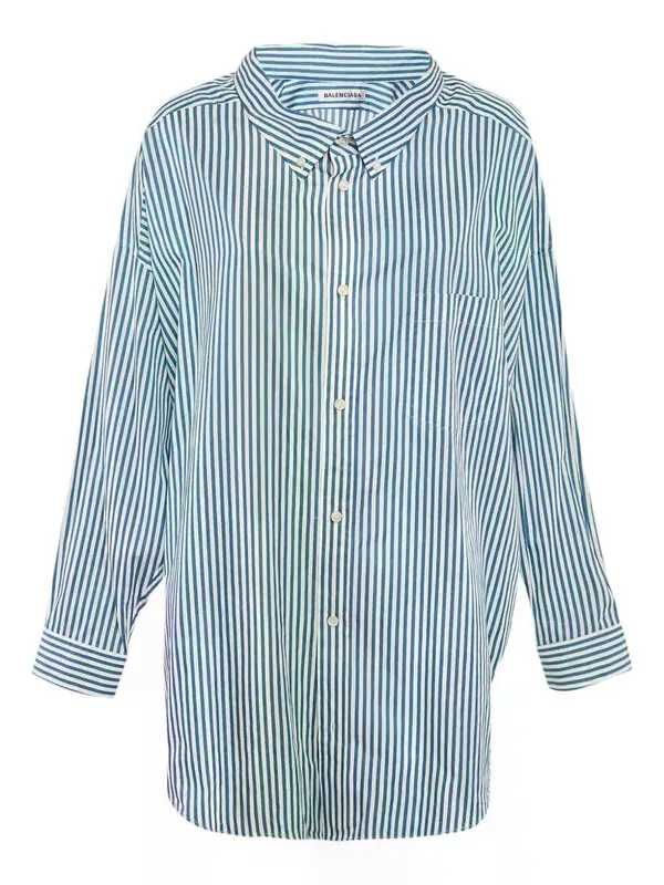 Balenciaga Striped Cotton Shirt