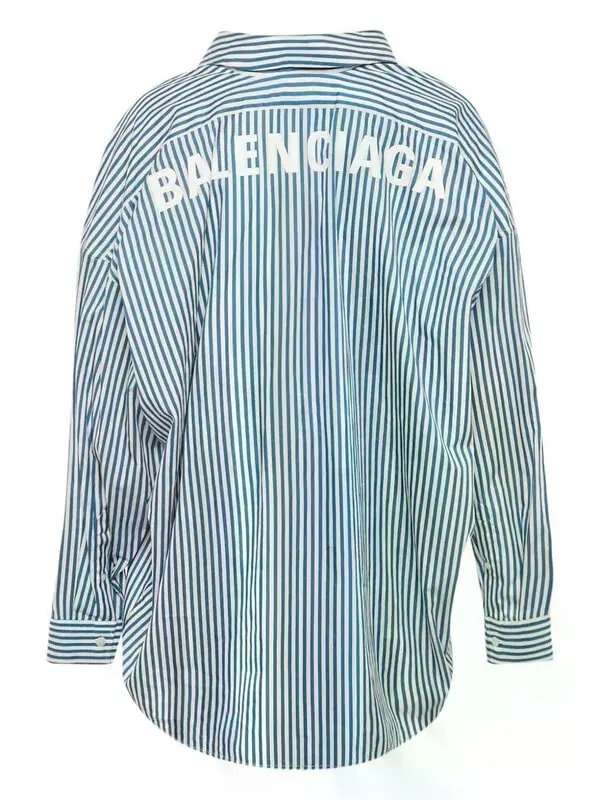 Balenciaga Striped Cotton Shirt