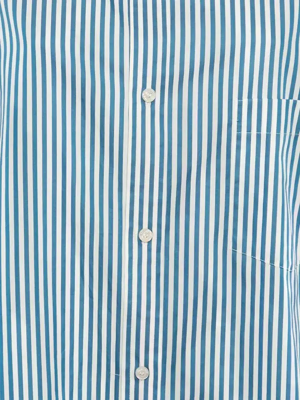 Balenciaga Striped Cotton Shirt