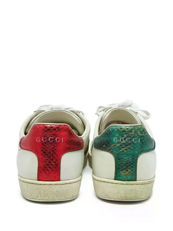 Gucci Ace Bee Leather Trainers