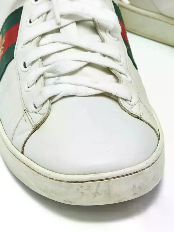 Gucci Ace Bee Leather Trainers
