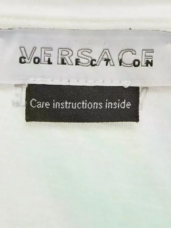 Versace Printed V-neck T-shirt
