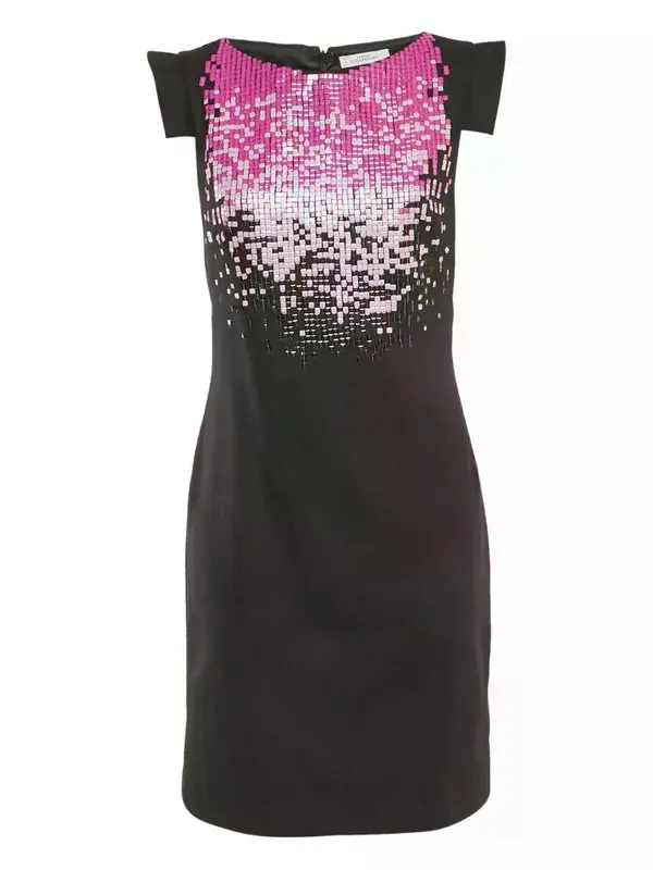 Versace Wool Embellishment Dress