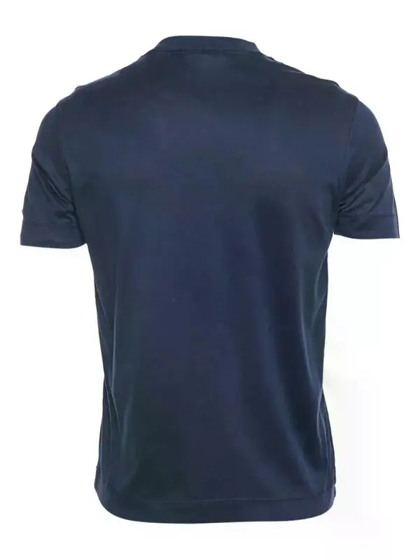 Emporio Armani Embroidered Crew-neck T-shirt