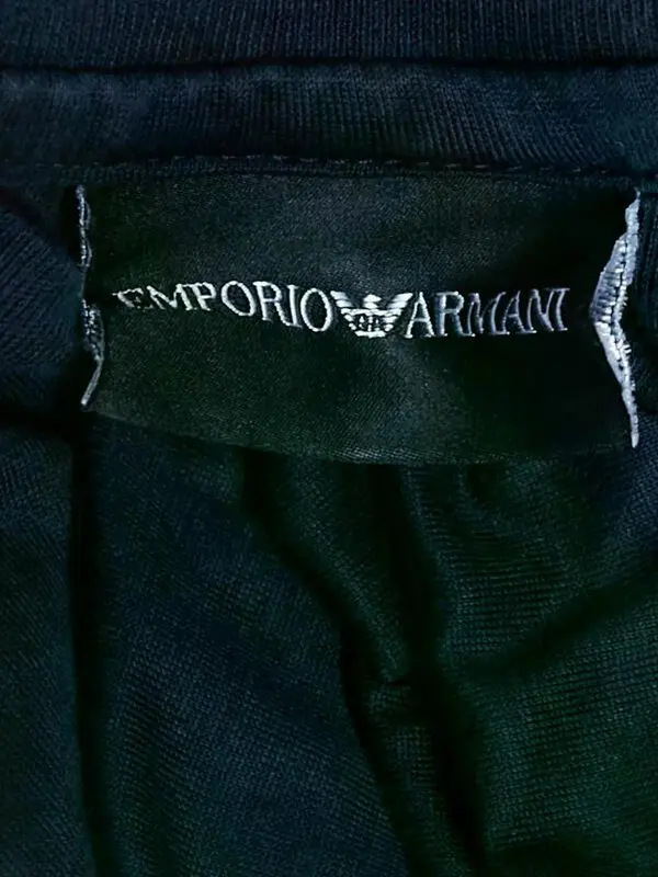 Emporio Armani Embroidered Crew-neck T-shirt