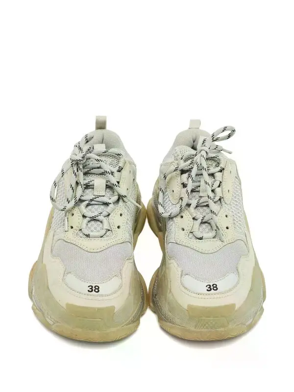 Balenciaga Lace-up Sneakers - Neutrals