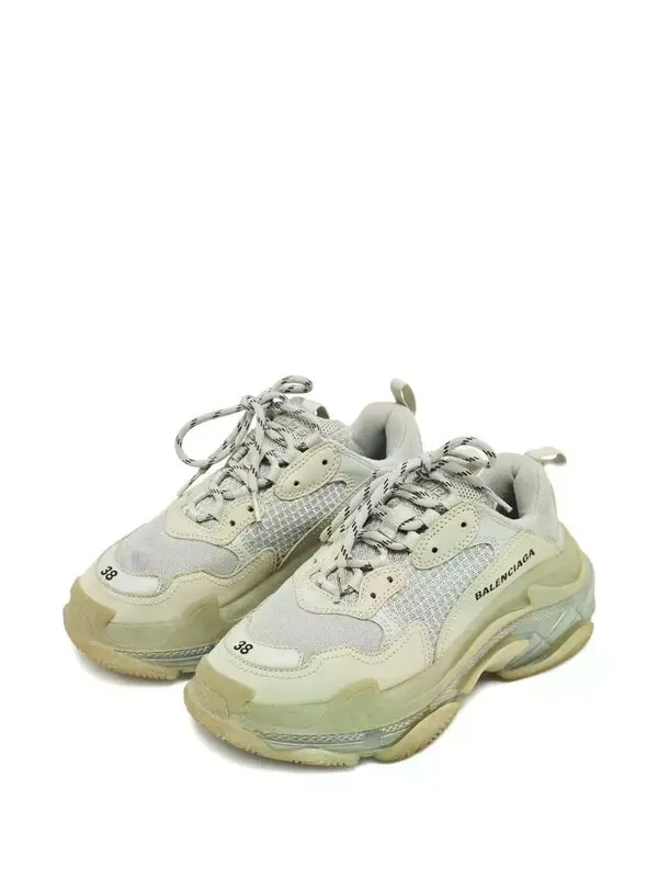 Balenciaga Lace-up Sneakers - Neutrals