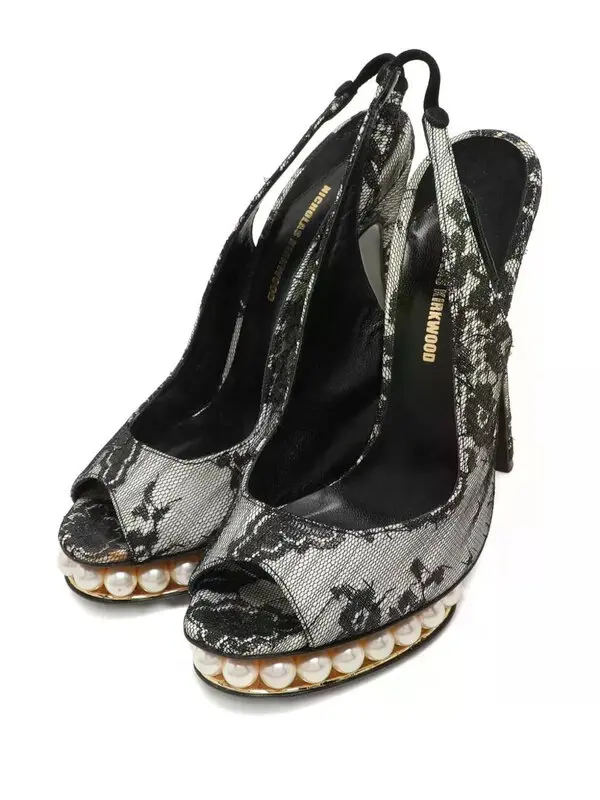 NICHOLAS KIRKWOOD Lace Platform Sandals