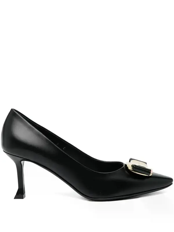 FERRAGAMO 80mm Vara Bow Pumps